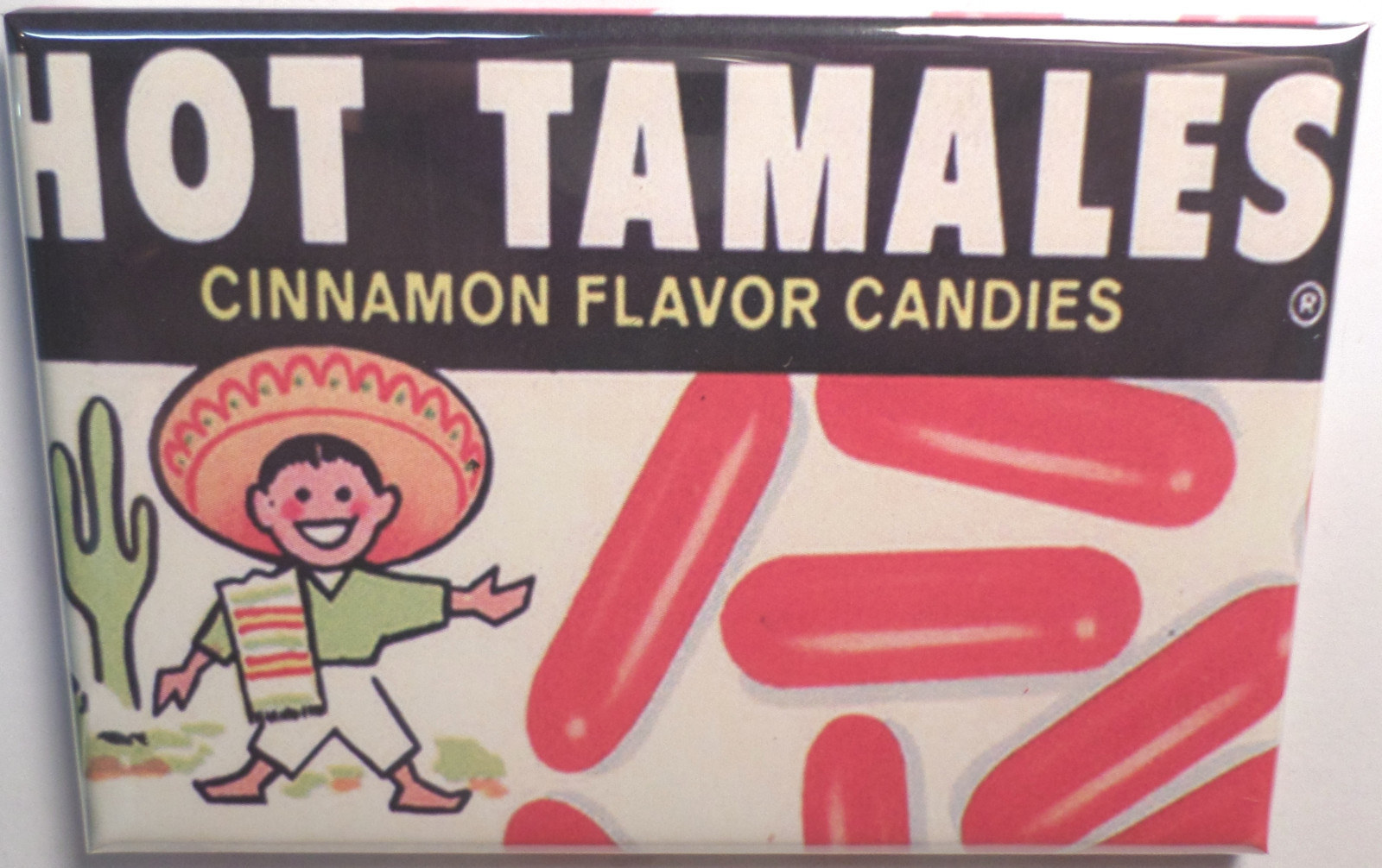 Hot Tamales Vintage Candy Box 2" x 3" Refrigerator or Locker MAGNET ...