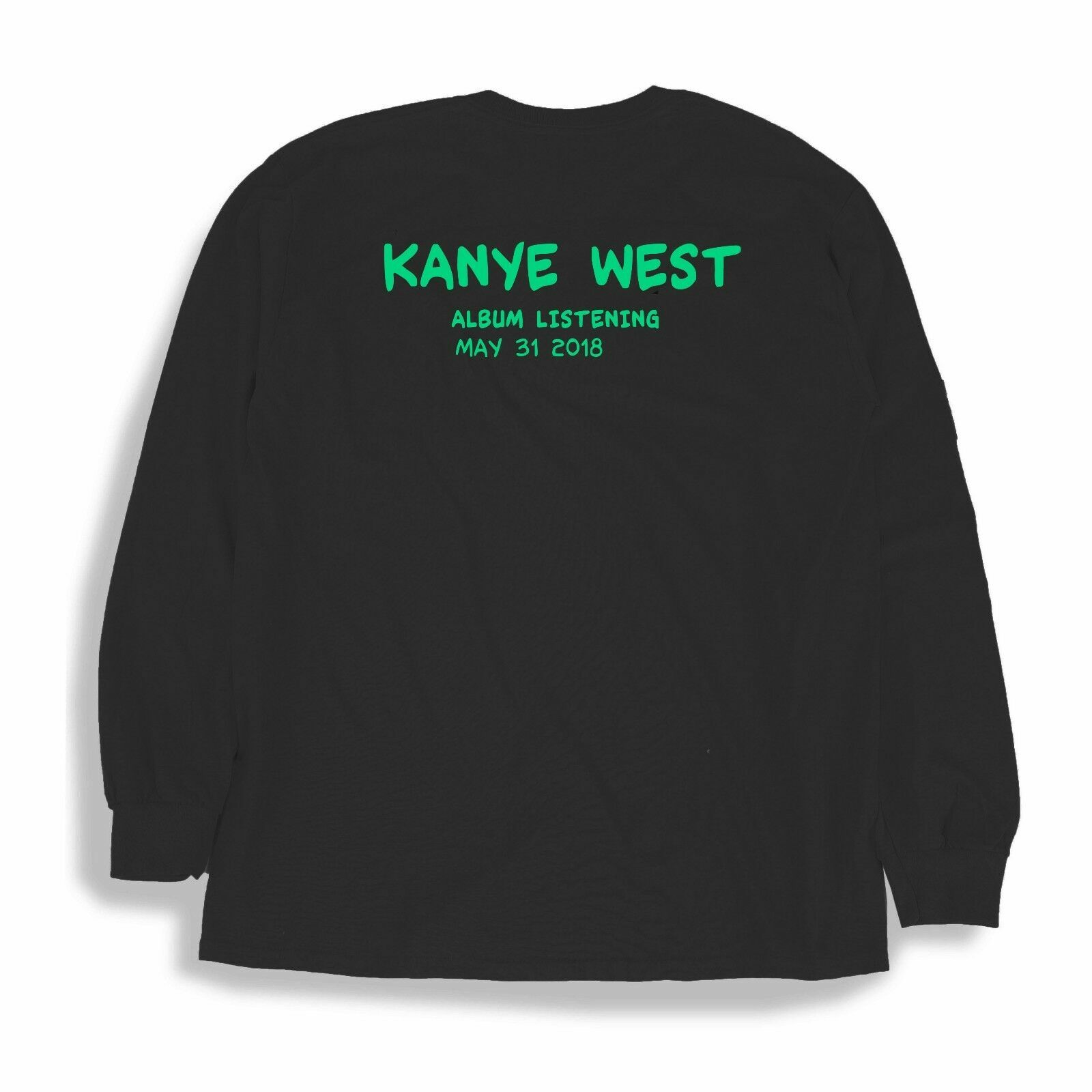Kanye West Ye Wyoming Long Sleeve T Shirt Listening Party hoodie merch ...