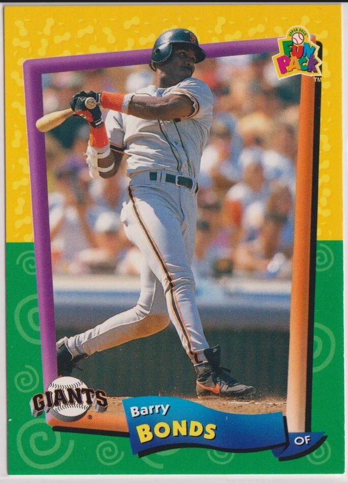 Barry Bonds 1994 Upper Deck Fun Pack #25 Base Price Guide - Sports Card ...