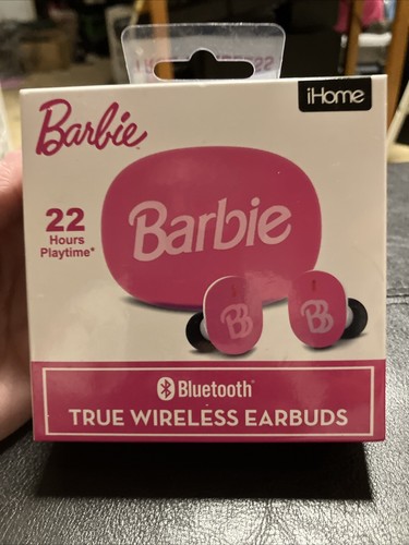 eKids Barbie Wireless Earbuds with Microphone, Bluetooth Earbuds w ...