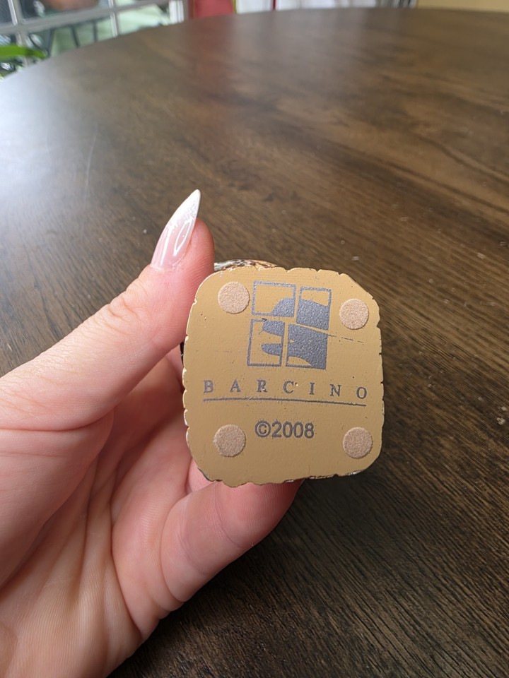 Vintage Spain Spanish Toro Barcino Mosaic Tower Figurine Building ...