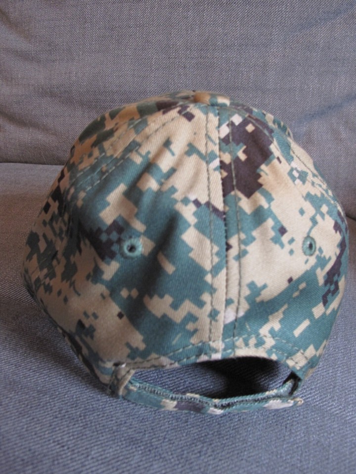 MARSOC Raider Marpat Camo Trucker Cap Hat OSFA Marine Corps Woodland ...