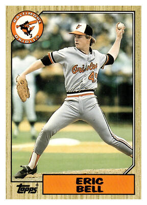 1987 Topps Traded 3T Eric Bell Baltimore Orioles | eBay