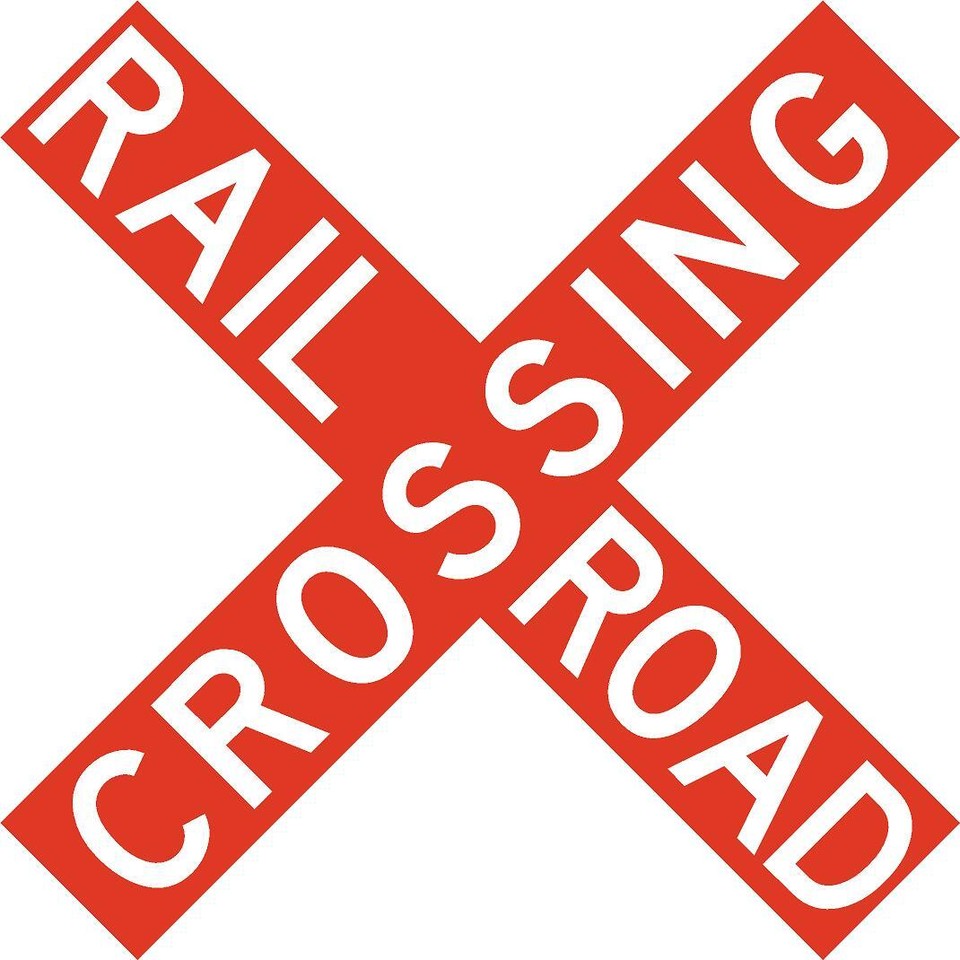 Railroad Crossing Crossbuck Train Aluminum Sign | eBay