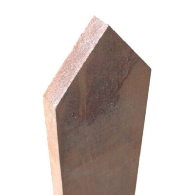 Pointed Pale Picket Fence 19x75 Brown Pressure Treated Timber Cottage ...