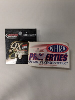 JOHN FORCE 9 TIME CHAMPION LOGO NHRA DRAG RACING HAT PIN LAPEL PIN | eBay