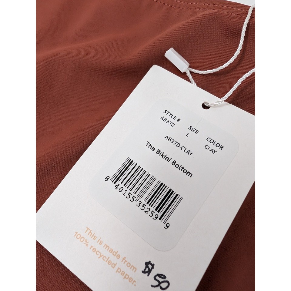 Andie Swim Bikini Bottom Clay Swimsuit Large | eBay UK