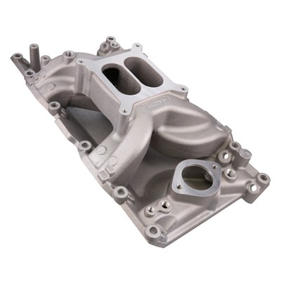 TSP Intake Manifold 85026; Dual Plane Air Gap Satin for Chrysler 318 ...