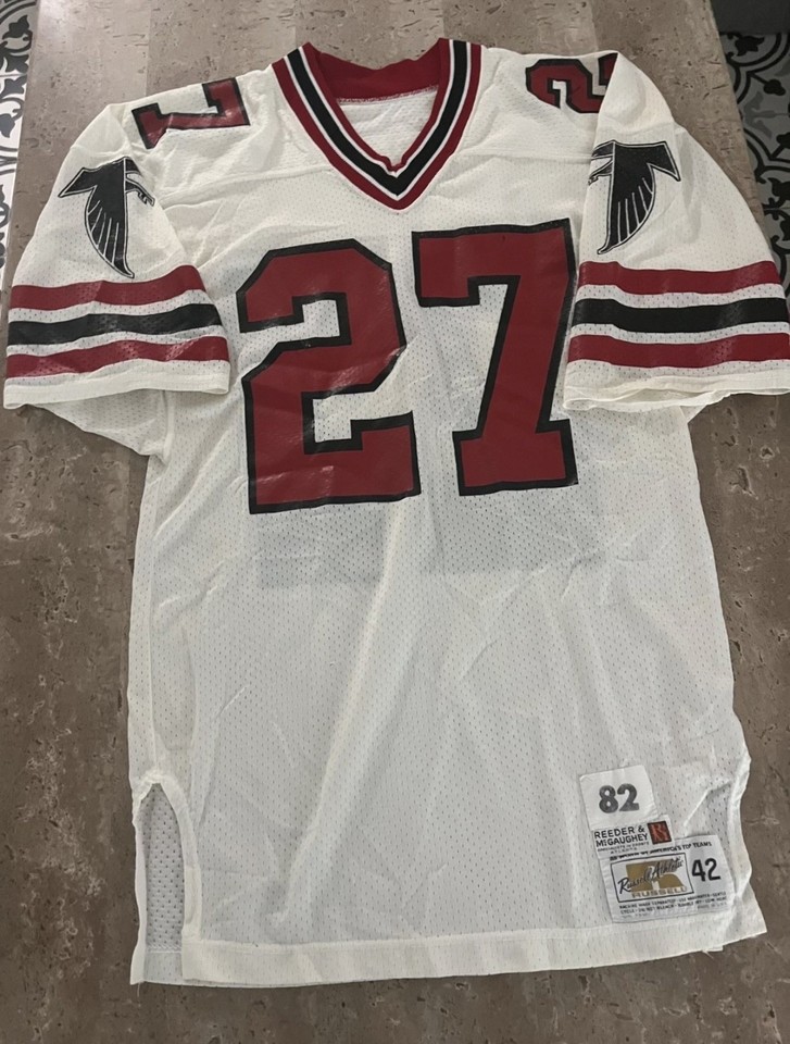 1982 Atlanta Falcons Game Jersey #27 Tom Pridemore All Tags Russell ...