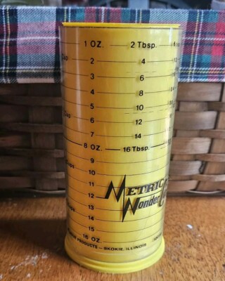 Vintage 2 In 1 - Pampered Chef Wonder Cup Wet & Dry Measuring - 2 Cup ...