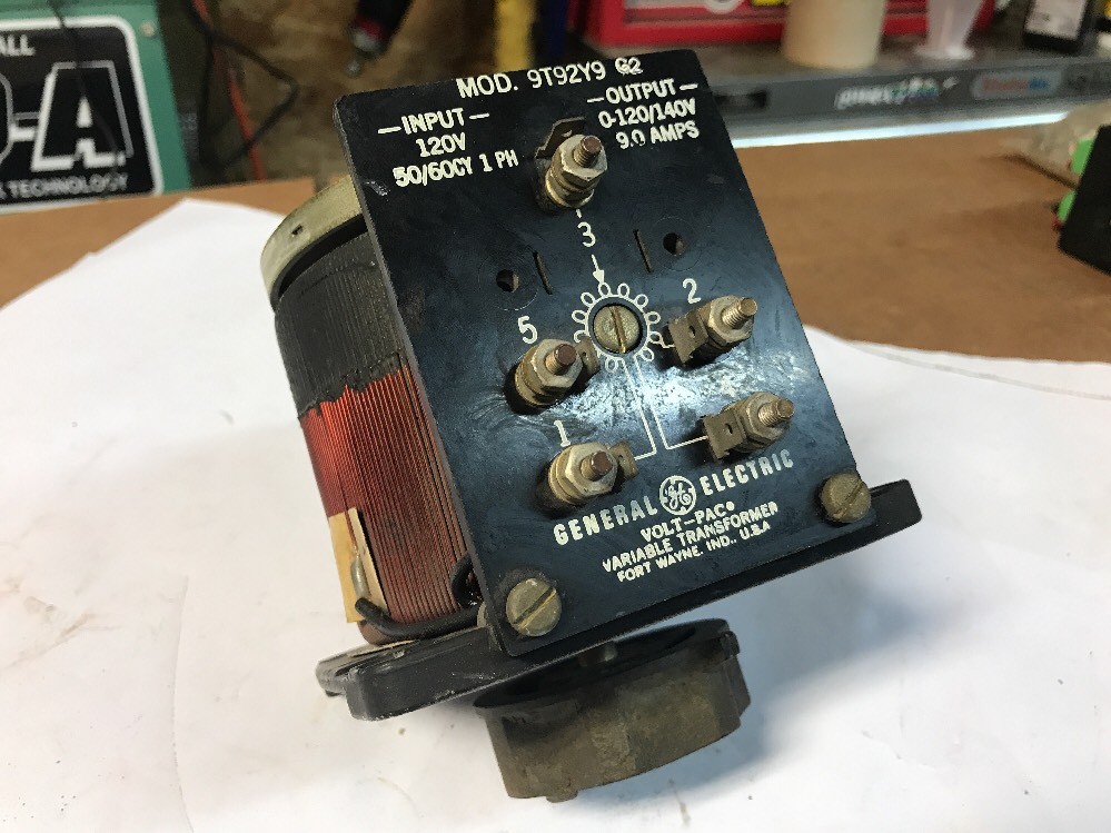 GENERAL ELECTRIC 9T92Y9 G2 Volt-PAC VARIABLE POWER TRANSFORMER Fast Shipping | eBay
