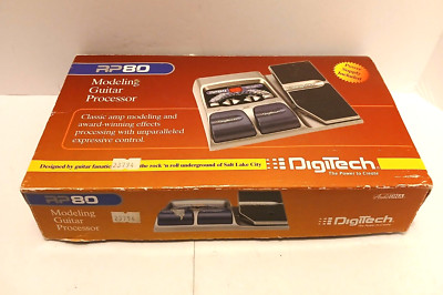 DigiTech RP80 Guitar Multi Effects Pedal Modeling Processor With Power ...