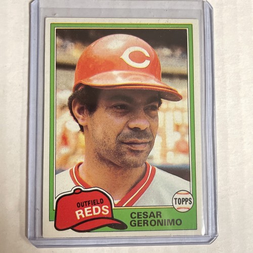 1981 Topps #390 Cesar Geronimo - Cincinnati Reds | eBay