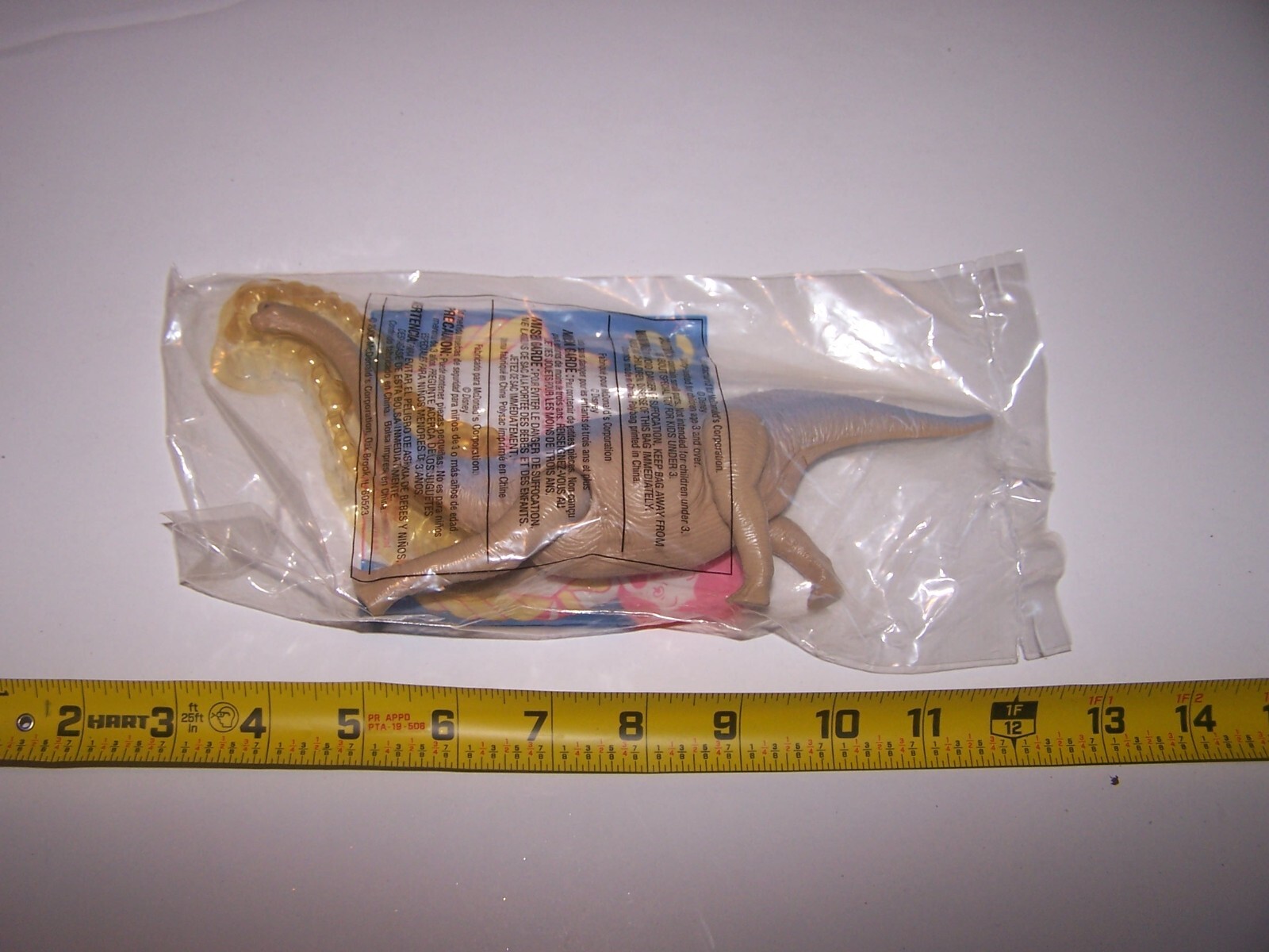 Vintage 2000 McDonald's Happy Meal Dinosaur Toys Baylene #6 & Bruton #8 ...