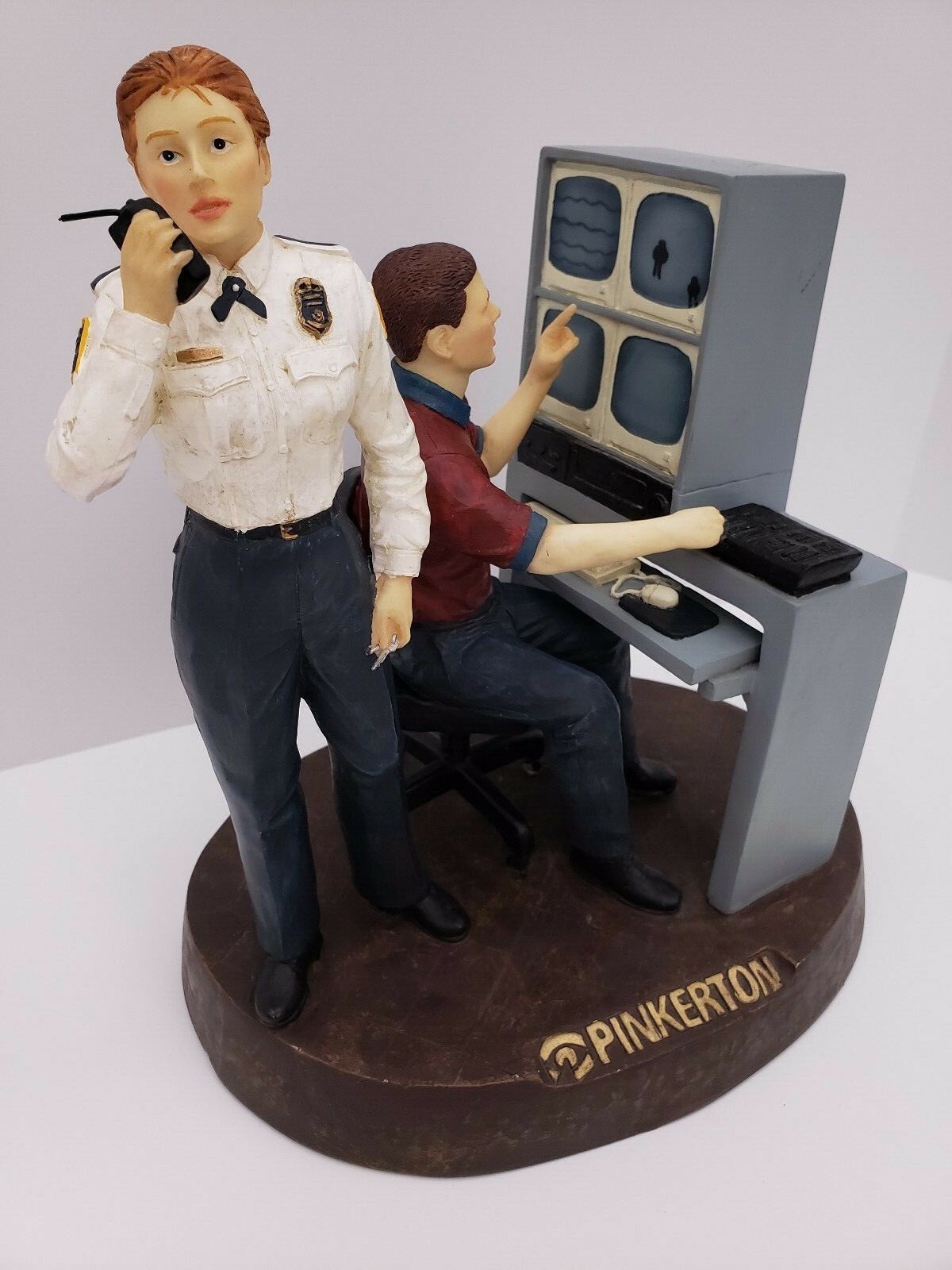 Pinkerton Security Statue Figure - Rare - 10Inch - Police/Guard ...