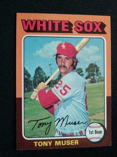 1975 Topps Baseball Card # 348 Tony Muser - Chicago White Sox | eBay