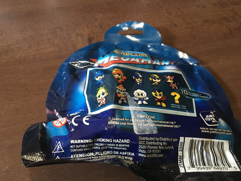 Capcom Backpack Hanger Mega Man Megaman Mystery Pack - Sealed, Ready to ...