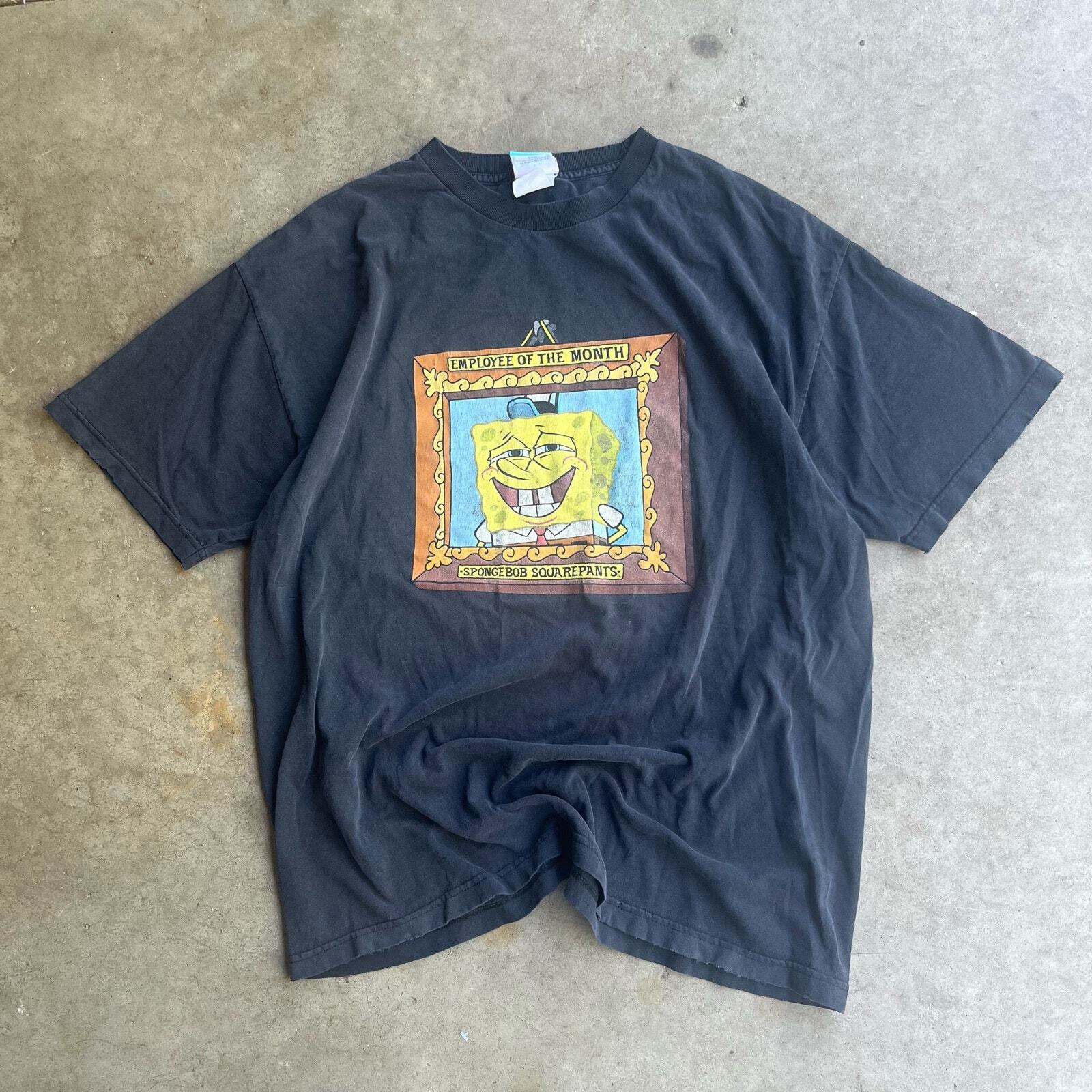 vintage y2k 2000s 20001 spongebob squarepants employe… - Gem