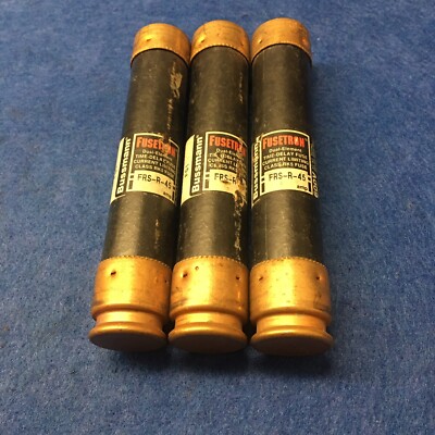 Fusetron FRS-R-45 Dual Element Time Delay Current Limiting Fuse (lot of ...