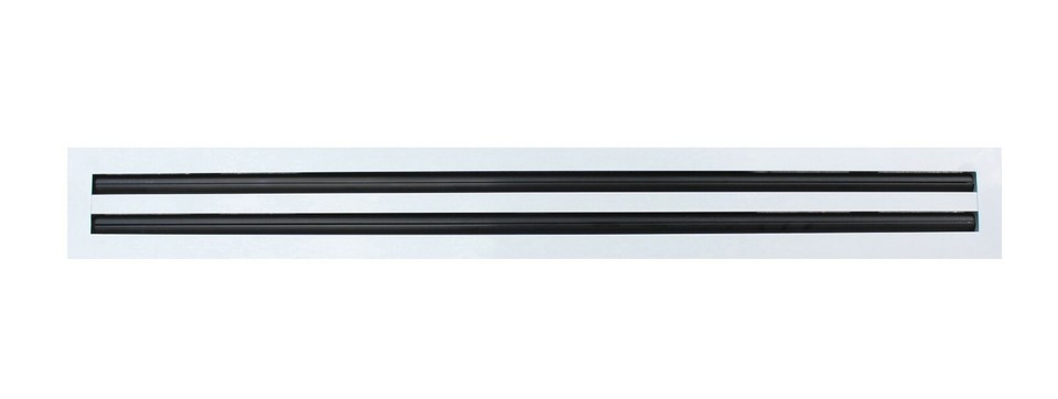 36" Linear Slot Diffuser - (2 Slot) Double Slot - White Decorative Air ...