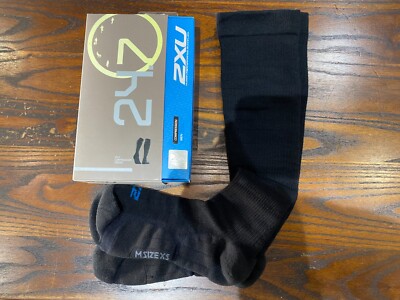 2XU 24/7 Compression Socks - men's - Black - size XS | eBay Australia