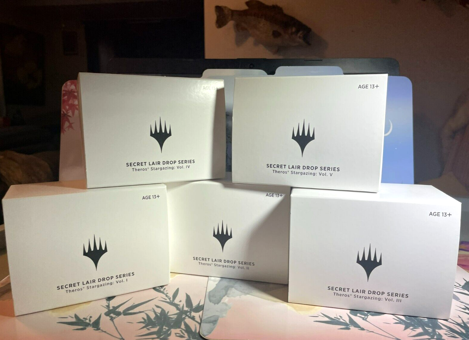 MTG SECRET LAIR THEROS STARGAZING: VOL. I - V COMPLETE SET VOL. V OPEN ...