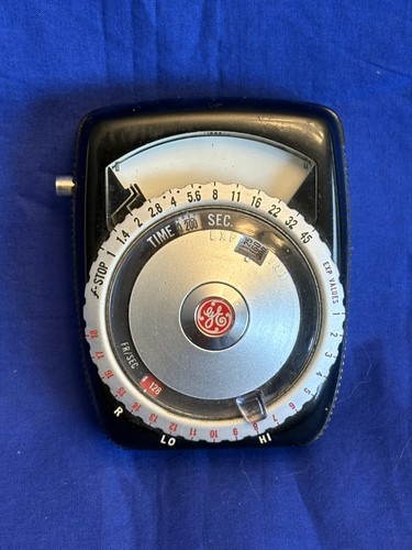 Vintage 50's General Electric PR-2 GE Photo Light Exposure Meter w ...