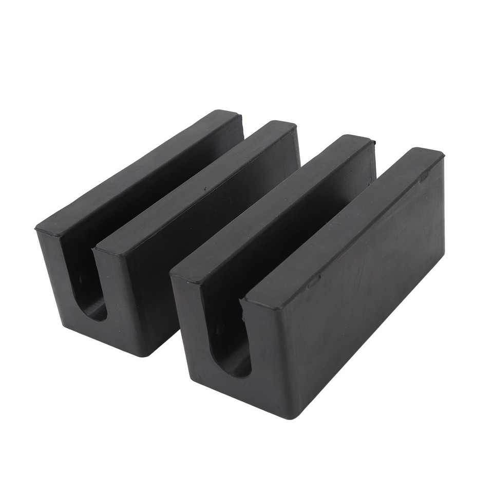 2pcs Outboard Motor Transom Saver Minimizes Bump Strain Rubber ...