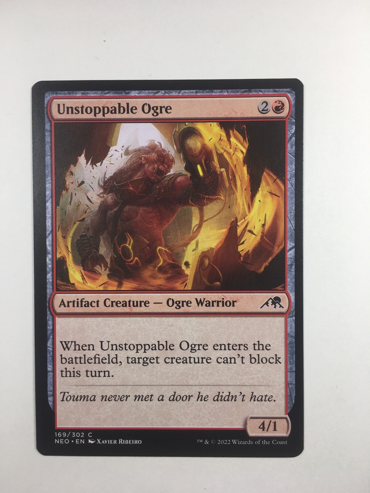 MTG Kamigawa Neon Dynasty Unstoppable Ogre 169/302 Magic the Gathering ...