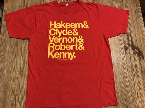 Houston H-town Classics Houston Rockets T-Shirt Men's XL Clutch Hakeem ...