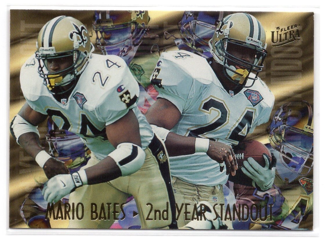 Football Card - 1995 Mario Bates 2 - New Orleans Saints Fleer Ultra | eBay