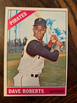 1966 TOPPS #571 DAVE ROBERTS PITTSBURGH PIRATES BASEBALL CARD NM HIGH ...