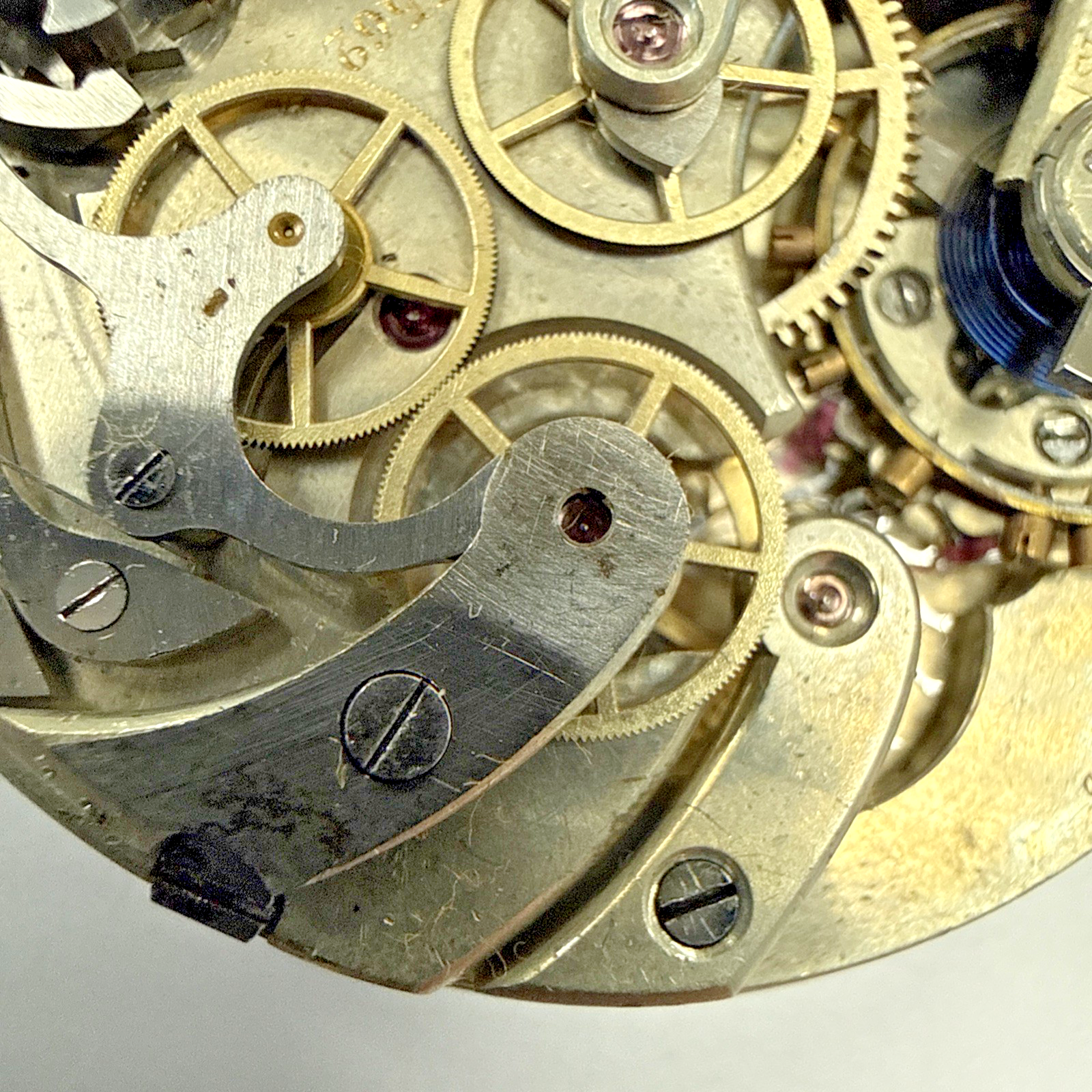 Agassiz Antique 43mm Chronograph Hunter Pocket Watch Movement Swiss ...