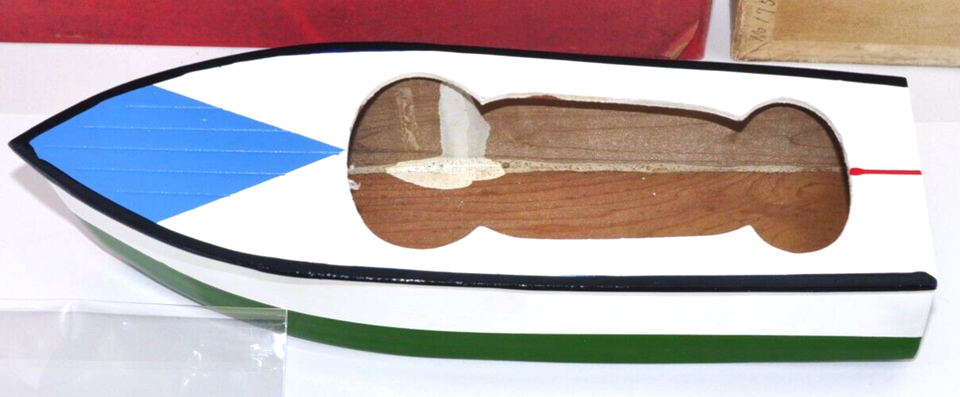Vintage 1960s Wooden Motor Boat Kit by KSN with Box Japan Rare with ...