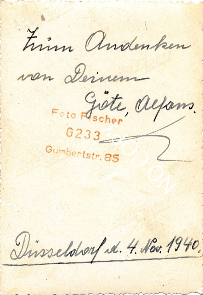 Photo WW2 Young Handsome Soldier with Steel Helmet and Dedication Back ...