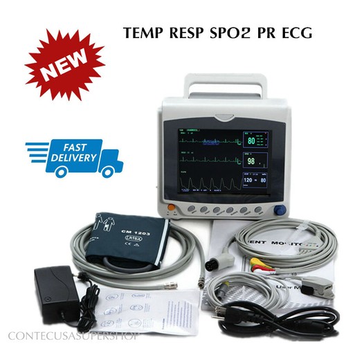 8'' TFT color ICU Monitor Vital Signs Multi-Parameter Monitor CMS6000C ...