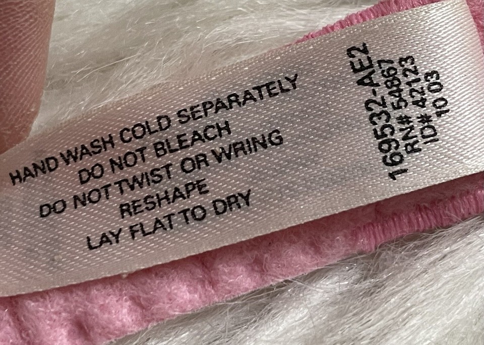 Victorias Secret Bra 36B Pink Lace Overlay Underwire Lined Pink Tag | eBay