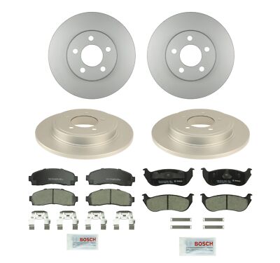 Bosch Front 305mm & Rear 300mm Brake Kit Disc Rotors Pads For Ford ...