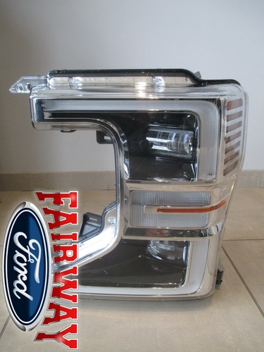 20 thru 22 Super Duty F250 F350 OEM Ford LED Chrome Head Lamp Light ...