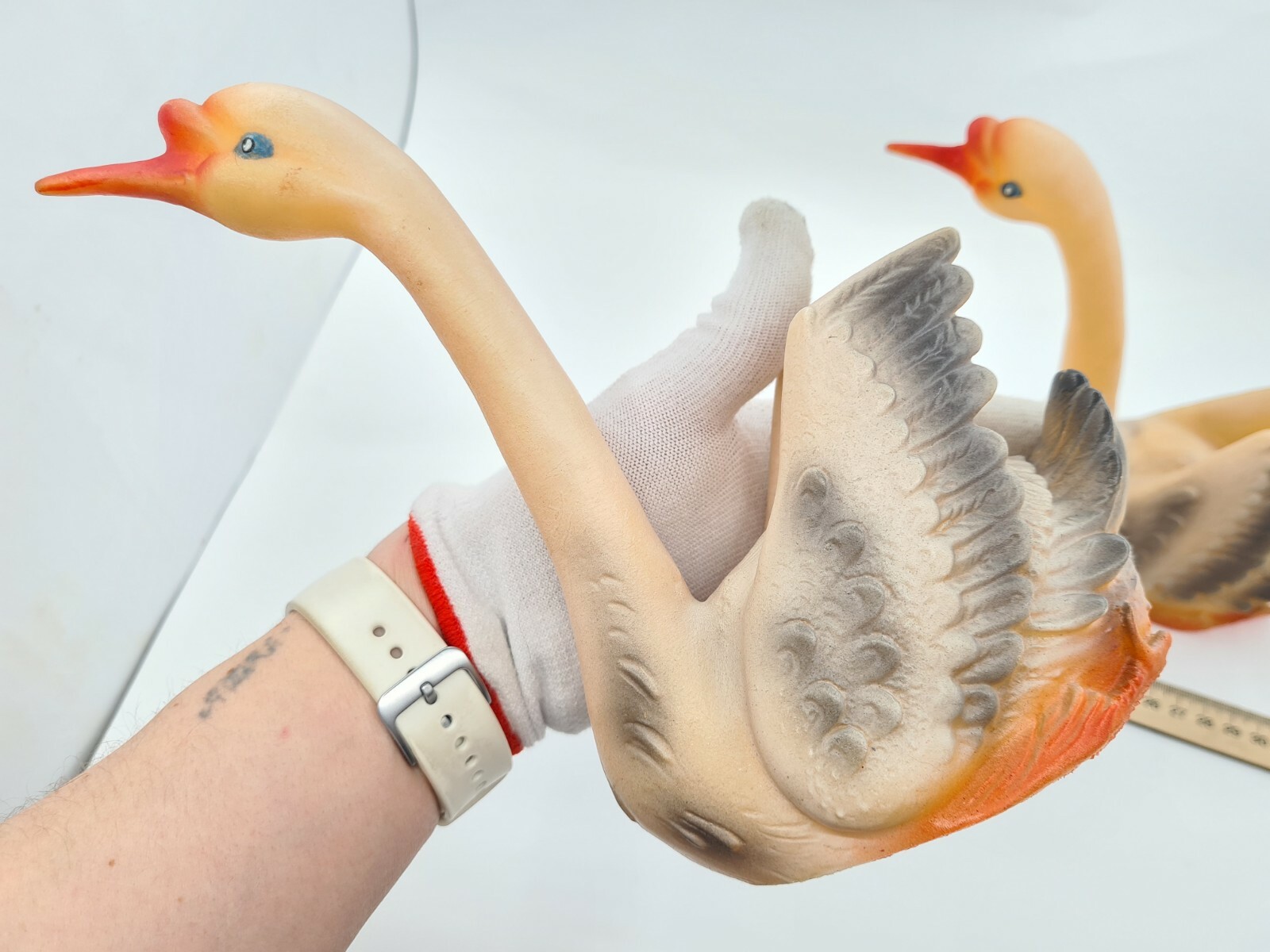 Vintage Soviet Toy Pair of Rubber Swans with Whistle USSR 1980s | eBay