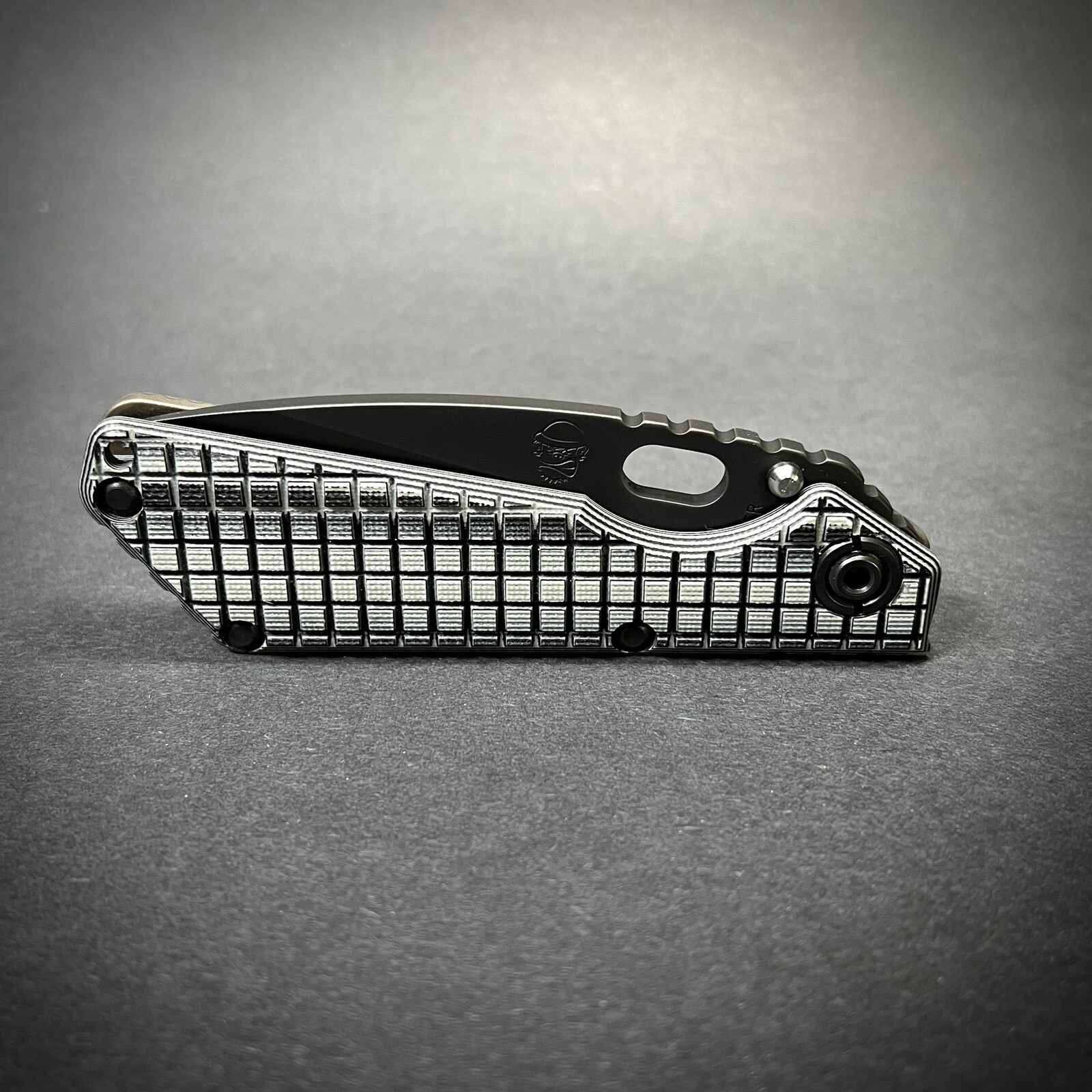 Mick Strider | SnG | Black/Grey G10 | Monkey Edge FRAG Pattern | CPM-3V ...