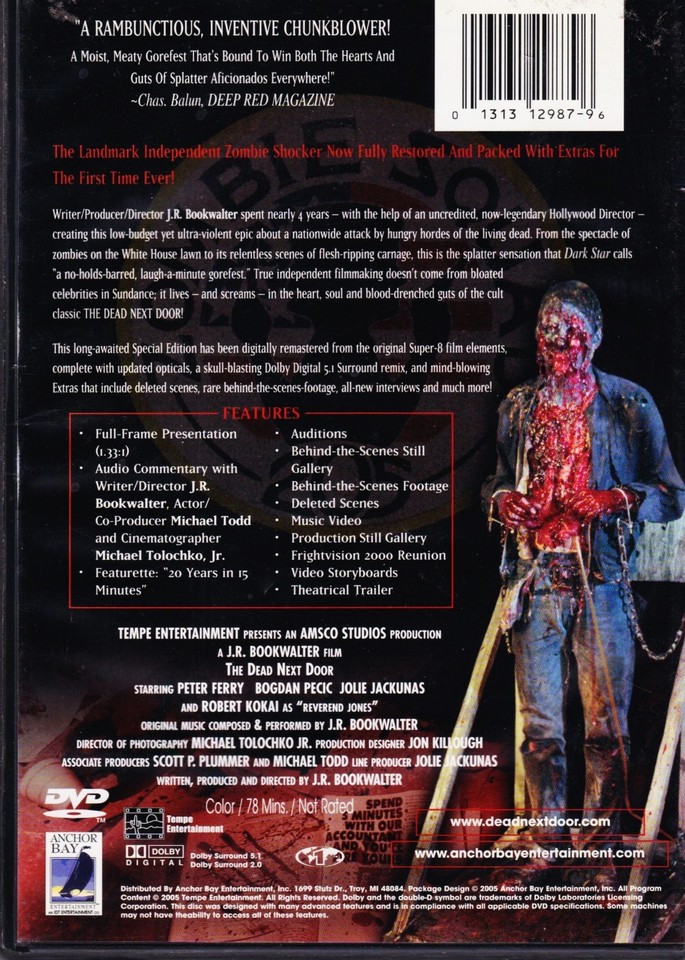HORROR DVDs: THE DEAD NEXT DOOR | eBay