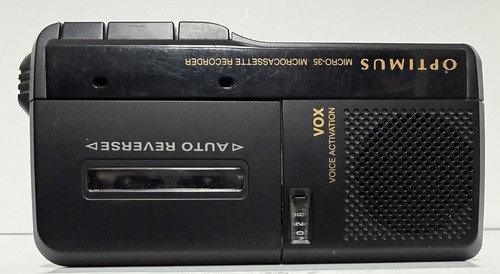 Optimus Micro-35 Cat No. 14-1162 Microcassette Voice Recorder, [TESTED ...