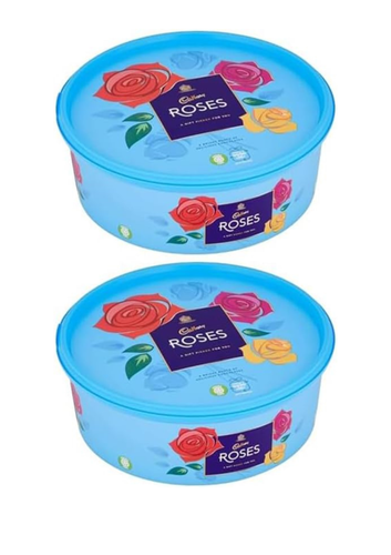 2x Cadbury Roses Tub, OFFICIAL, Assortment of Chocolates 550g UK Fast ...