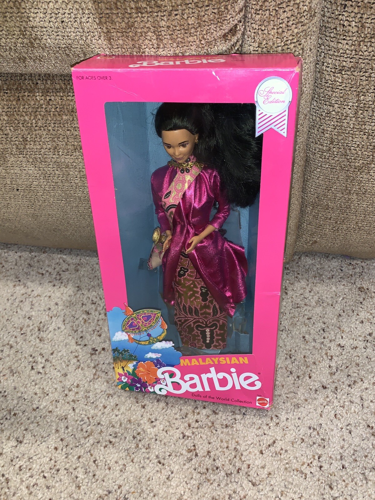 Malaysian 1990 Barbie Dolls Of The World Collection Mattel 7329 box | eBay
