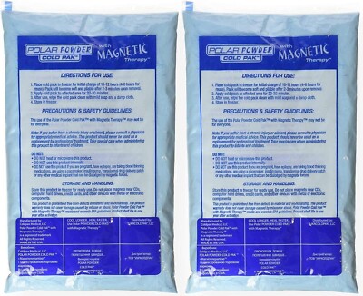 Polar Powder COLDPAK1 Reusable Cold Pak with Magnetic Therapy (Pack of ...