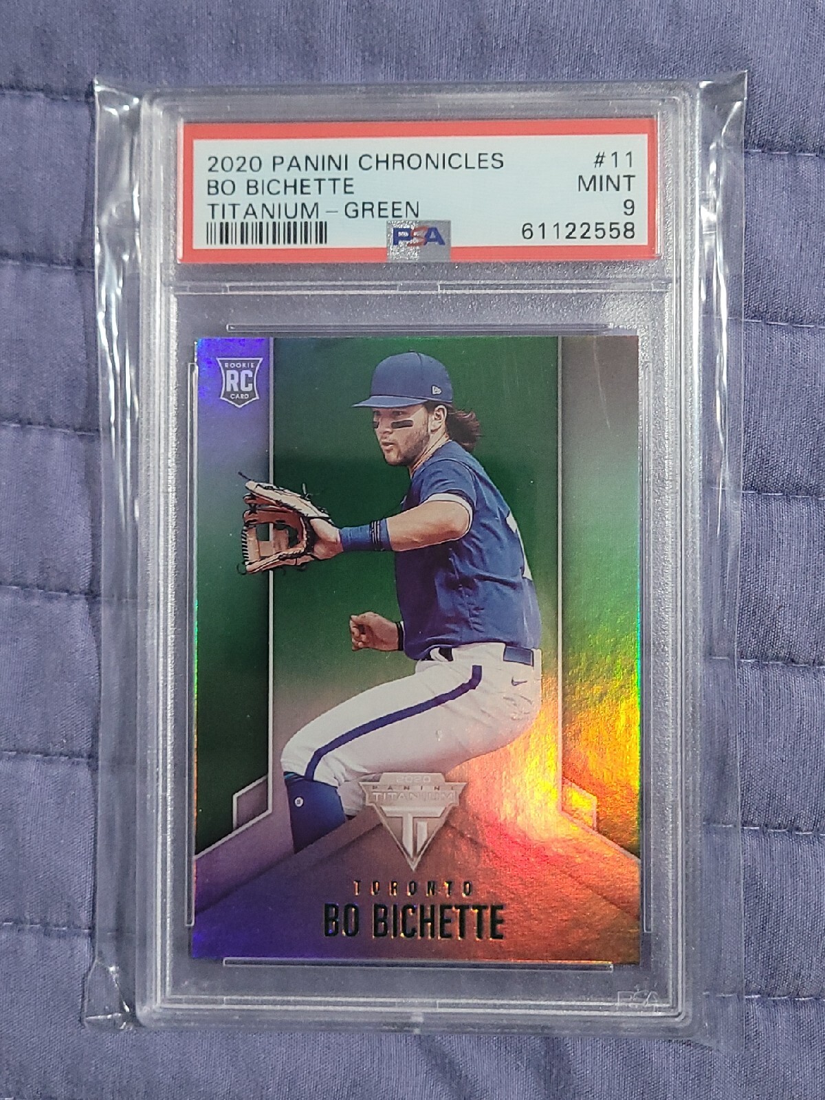 2020 Panini Chronicles - Titanium Green #11 Bo Bichette (RC) for sale ...