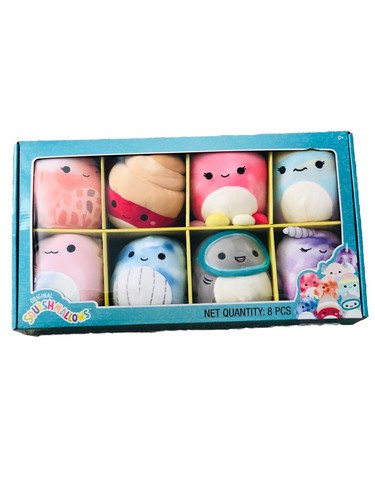 Original Squish Mallows Set Of 8 5’ Plush Assortment-Build Your Squad ...