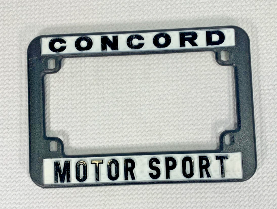 Vintage CA Motorcycle License Plate Frames Lot - BMW Suzuki Vespa ...