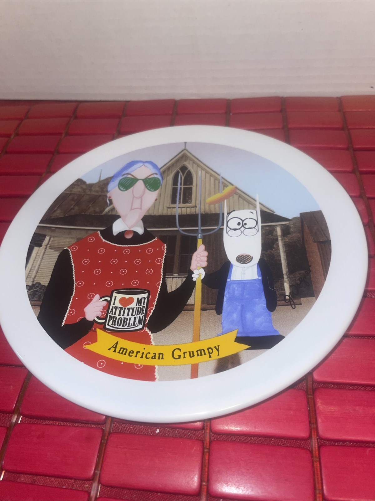 Hallmark MAXINE " American Grumpy " Plate -- Beautiful | eBay